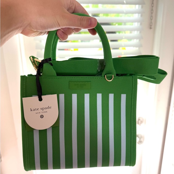 kate spade | Bags | Kate Spade X Target Green Striped Tote Bag | Poshmark